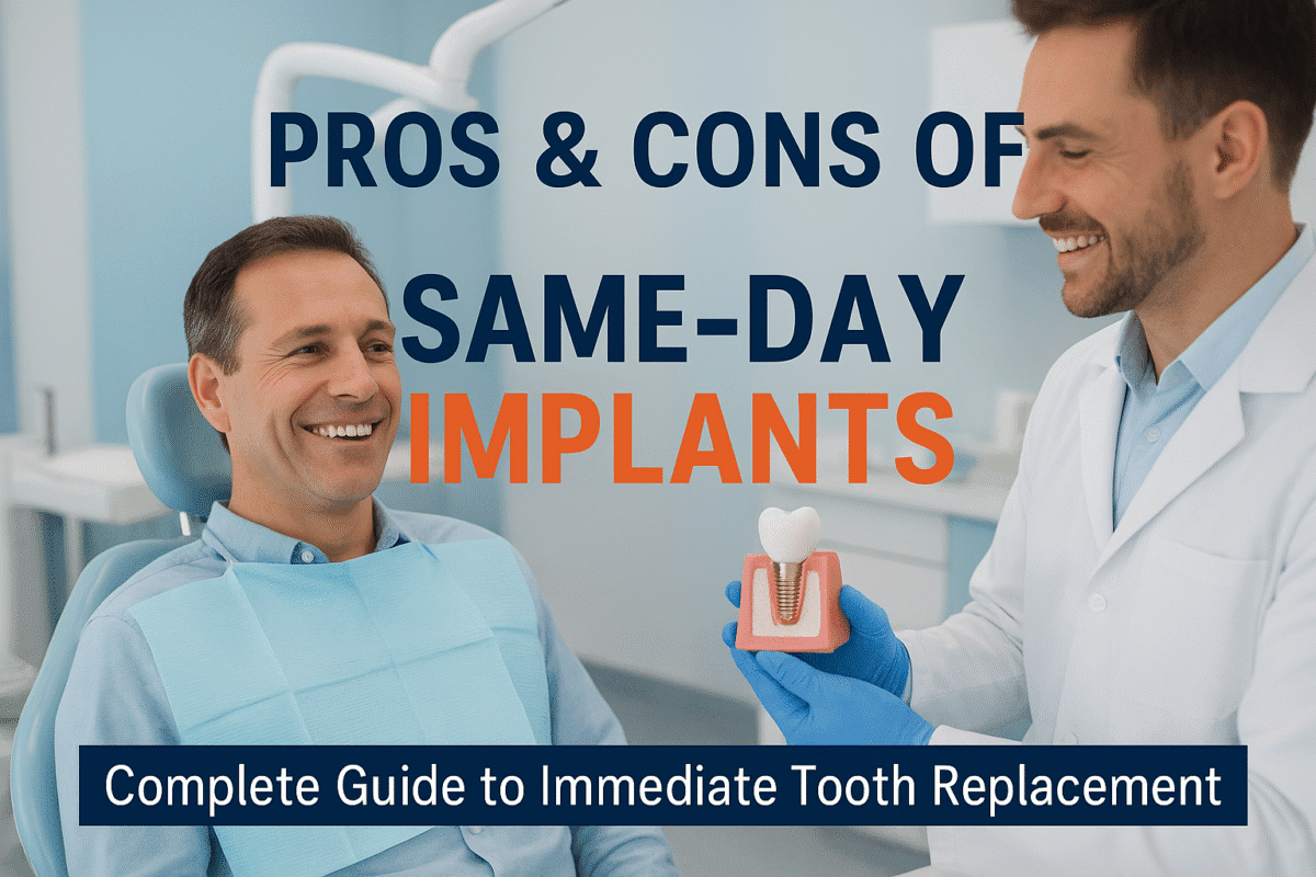 Pros & Cons of Same-Day Implants: Complete Guide 2025