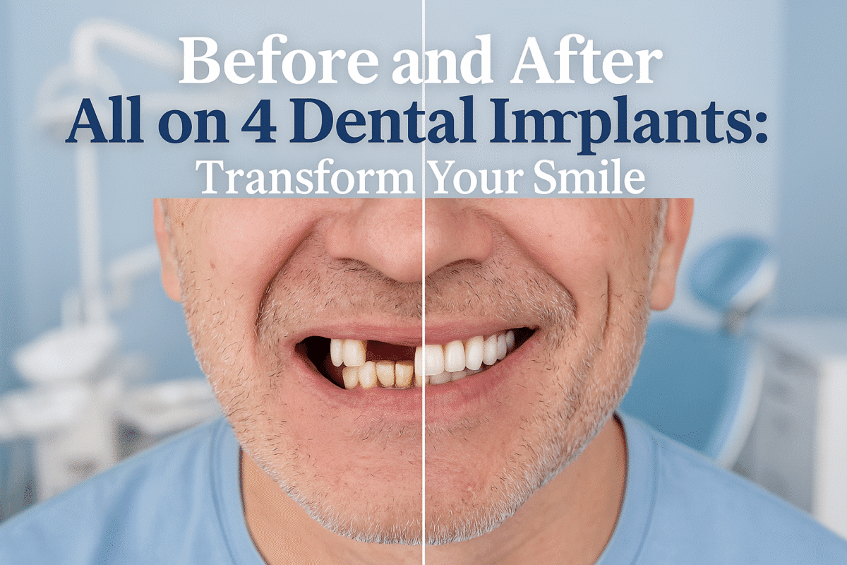 Before & After All-on-4 Dental Implants Dallas | Real Photos