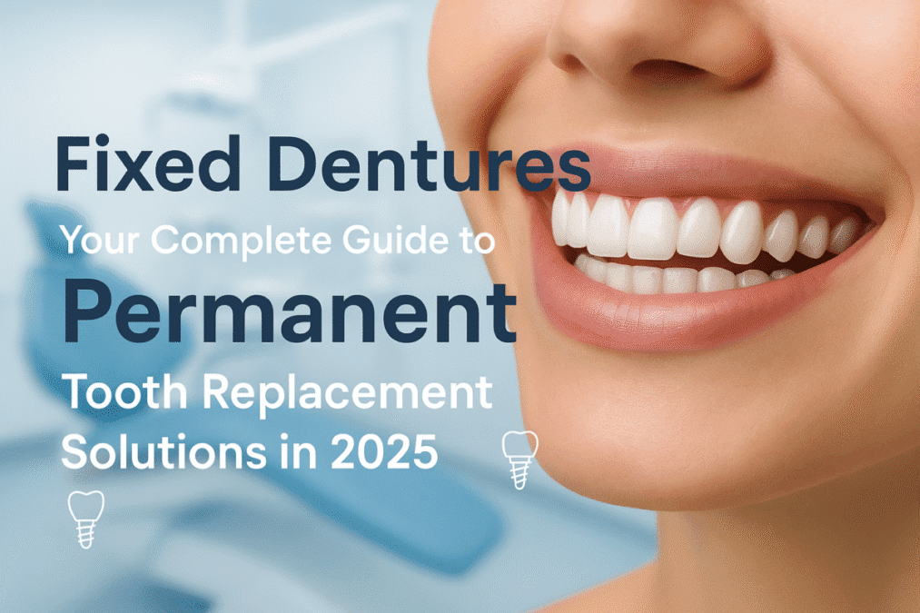 Fixed Dentures Guide 2025: Permanent Tooth Replacement Solutions