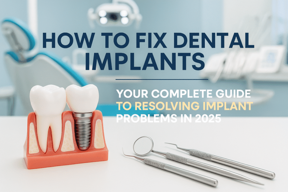 How to Fix Dental Implants: Complete 2025 Repair Guide