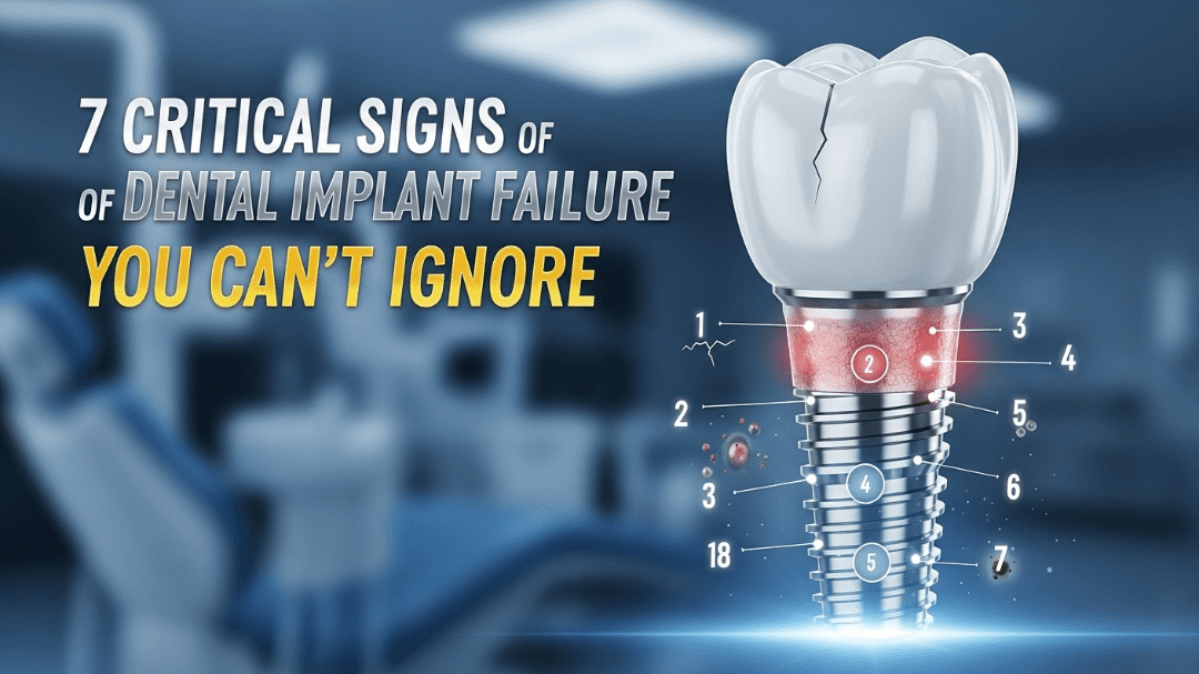 Signs of Dental Implant Failure: 7 Warning Signs to Watch