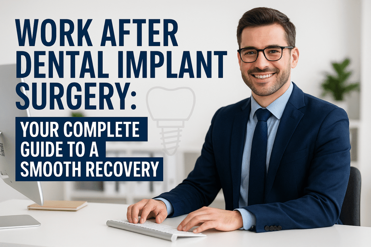 Work After Dental Implant Surgery: Recovery Timeline Guide 2025
