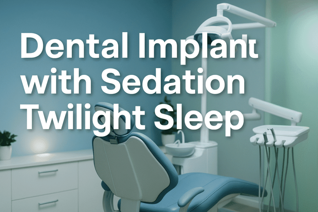 Dental Implant with Sedation Twilight Sleep Guide 2025