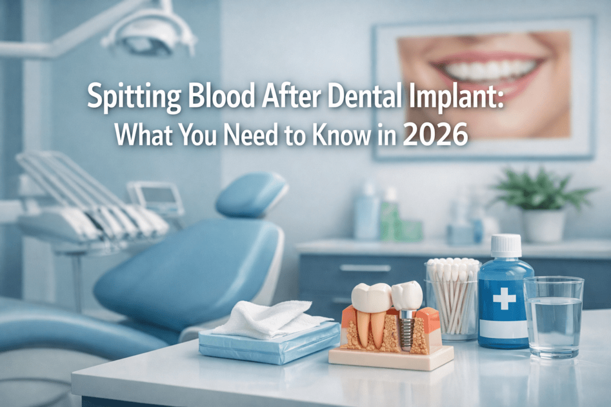 Spitting Blood After Dental Implant: Is It Normal?