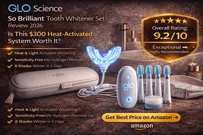 GLO Science So Brilliant Tooth Whitener Set Review - Dental Implants ...